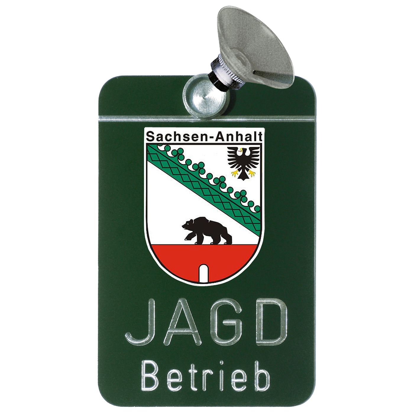 Autoschild Jagdbetrieb Sachsen-Anhalt | Schilder | Ausrüstung | Schmidt ...